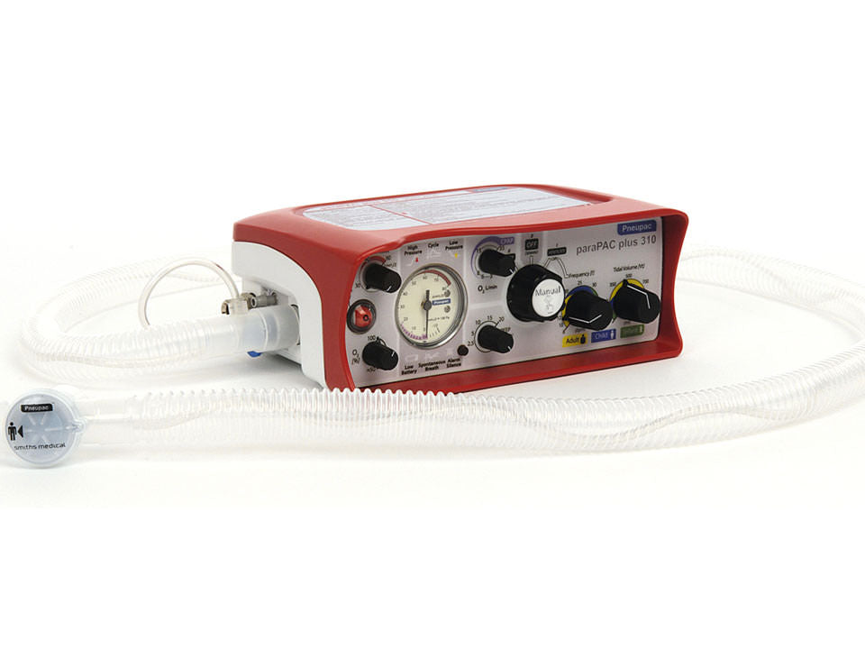 Smiths Medical Pneupac paraPAC plus™ Transport Ventilator, Recertified