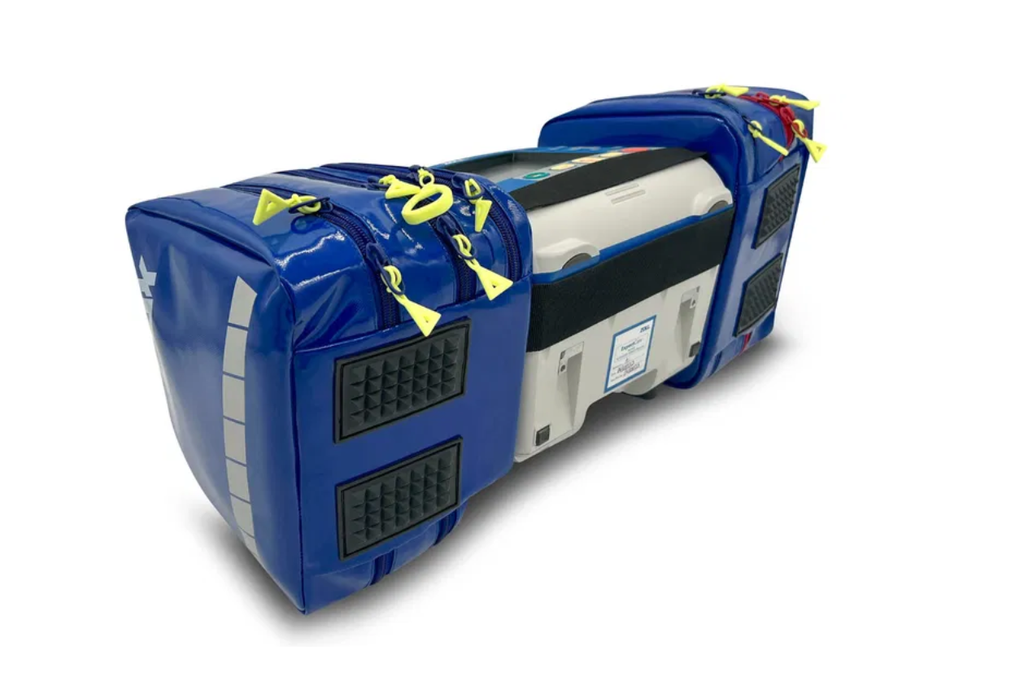 PAX ZOLL X-Series® Carry Case w/ Printer Chute & Strap, Strap Bottom,