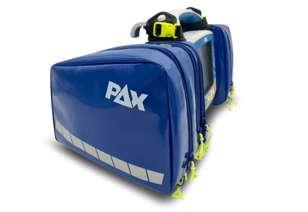 PAX ZOLL X-Series® Carry Case w/ Printer Chute & Strap, Strap Bottom,