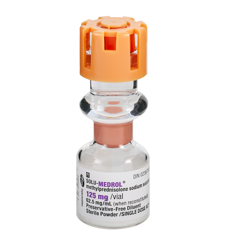 Solu-Medrol® 125mg, 2mL Act-O-Vial® Single Dose System (ea)