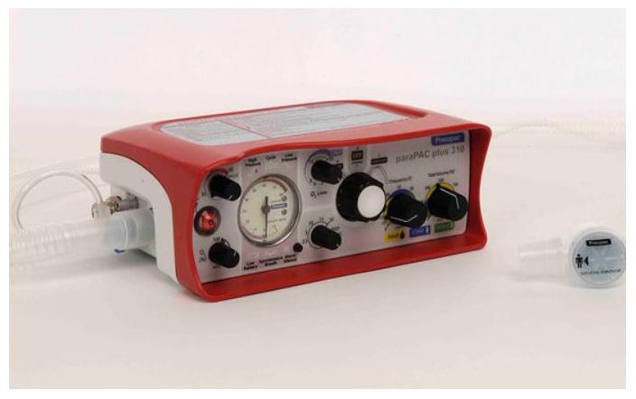 Smiths Medical Pneupac paraPAC plus™ Transport Ventilator, New