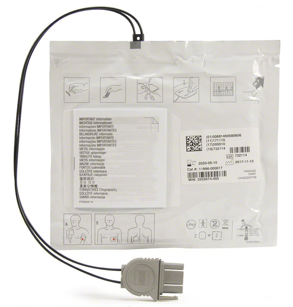 Physio-Control® QUIK-COMBO® REDI-PAK® Adult Electrode Pads (1 Pair)