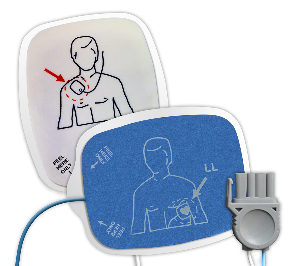 Heart Sync® LIFEPAK® Multi-Function Defibrillator Pads, Leads In, Adul