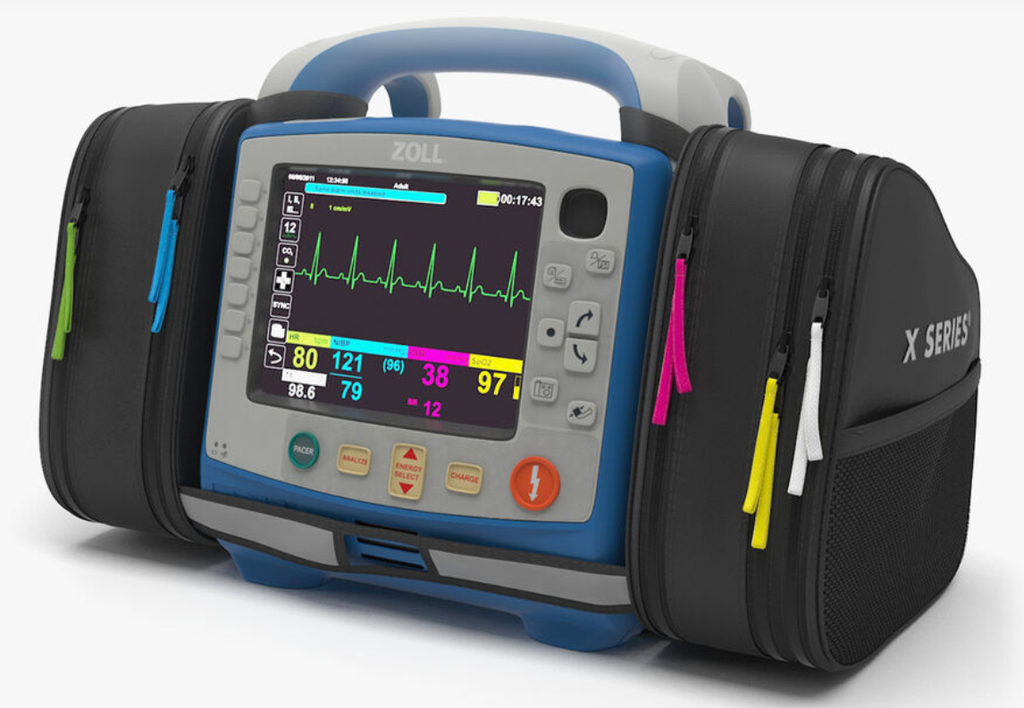 ZOLL® X Series™, 12-Lead, AED, Pacing, SPO2, NIBP, ETCO2, Temp, IBP, B